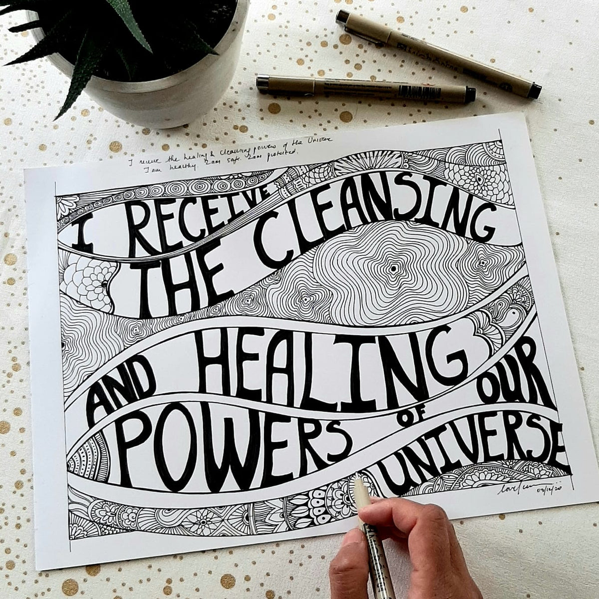 healing coloring sheets