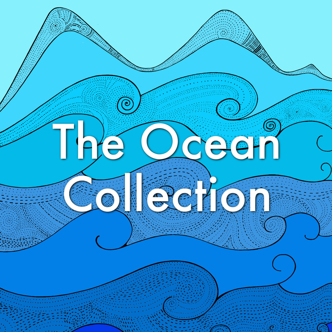 The Ocean Collection || Calming Blue Accessories & Decor By LOVELEEN®️