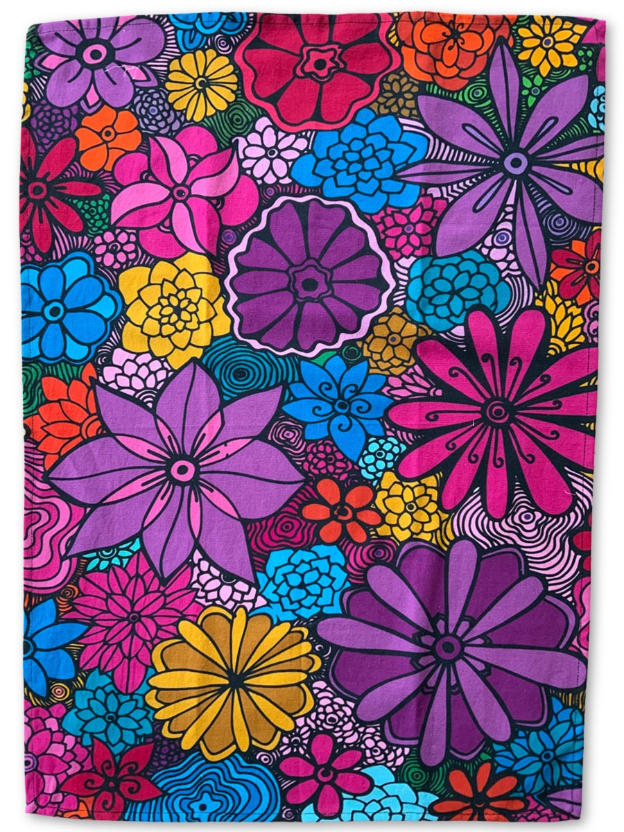 Colorful tea towels store